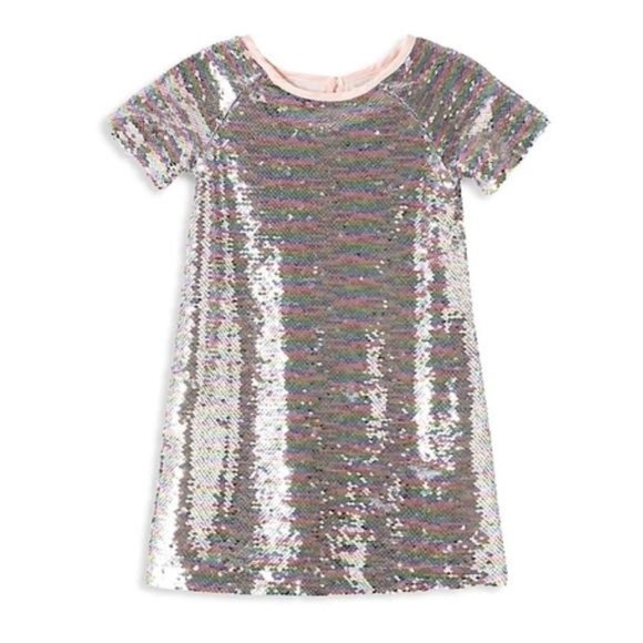 Peek | Dresses | Peek Dress Sequin Bianca Girl Flip Mermaid Pink Spring ...